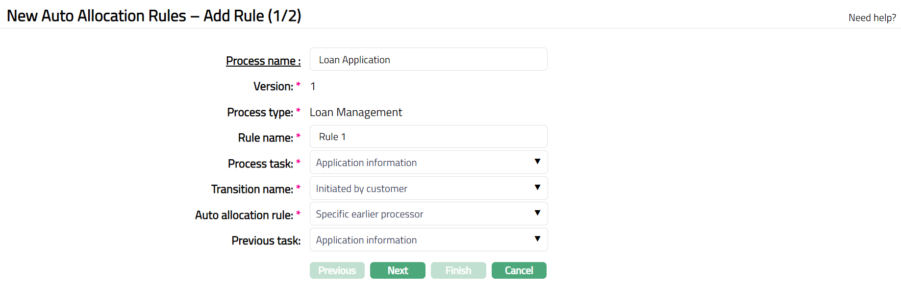Auto Allocation Rules | Documentation